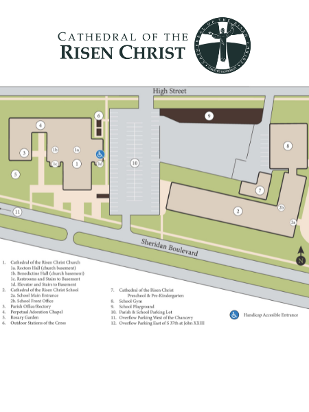 Map of the Cathedral Campus